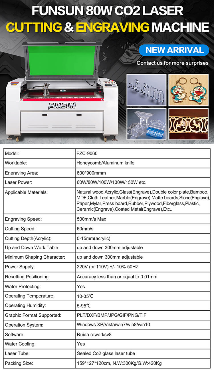 The Best China Laser Cutting Machine - Buyers Guide - FZC9060 | FUNSUN